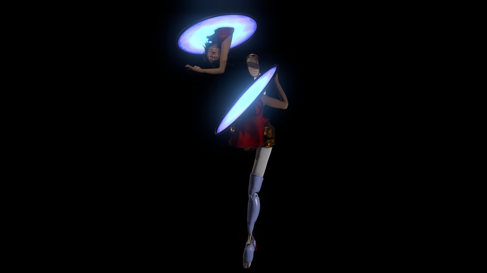 Hula-Hoop Portal - 3D model by ShapeShiftingBlob [b5a12a5] - Sketchfab