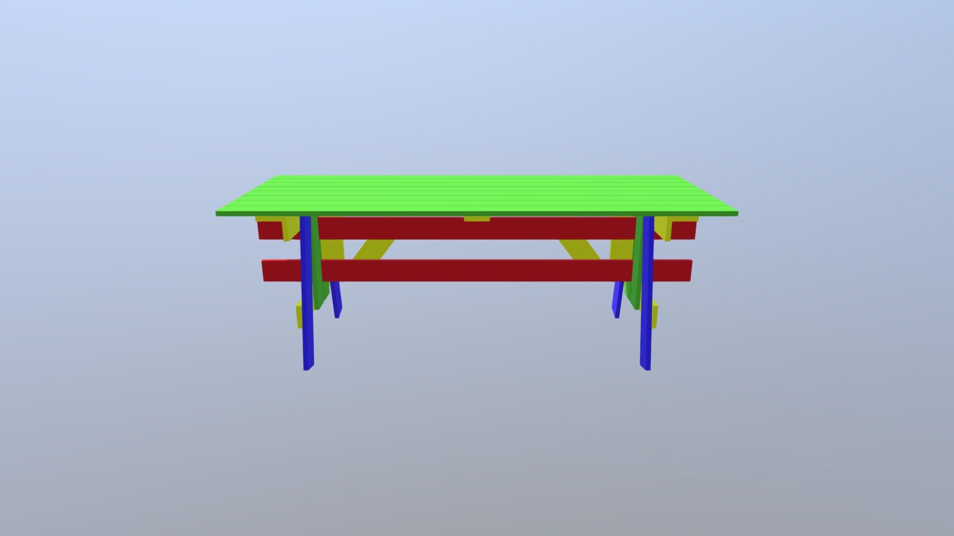 Mari Rectangular Table - 3D model by willemhelmet [b5a20d6] - Sketchfab
