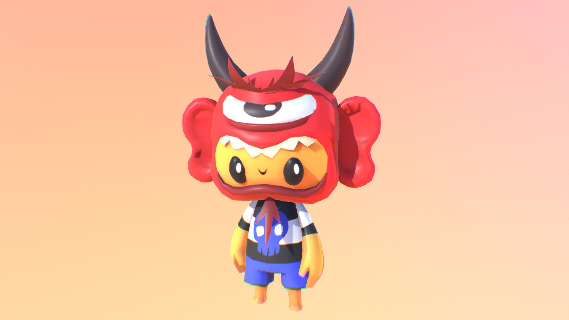 Blue - 3D model by franikotian [b5a235b] - Sketchfab