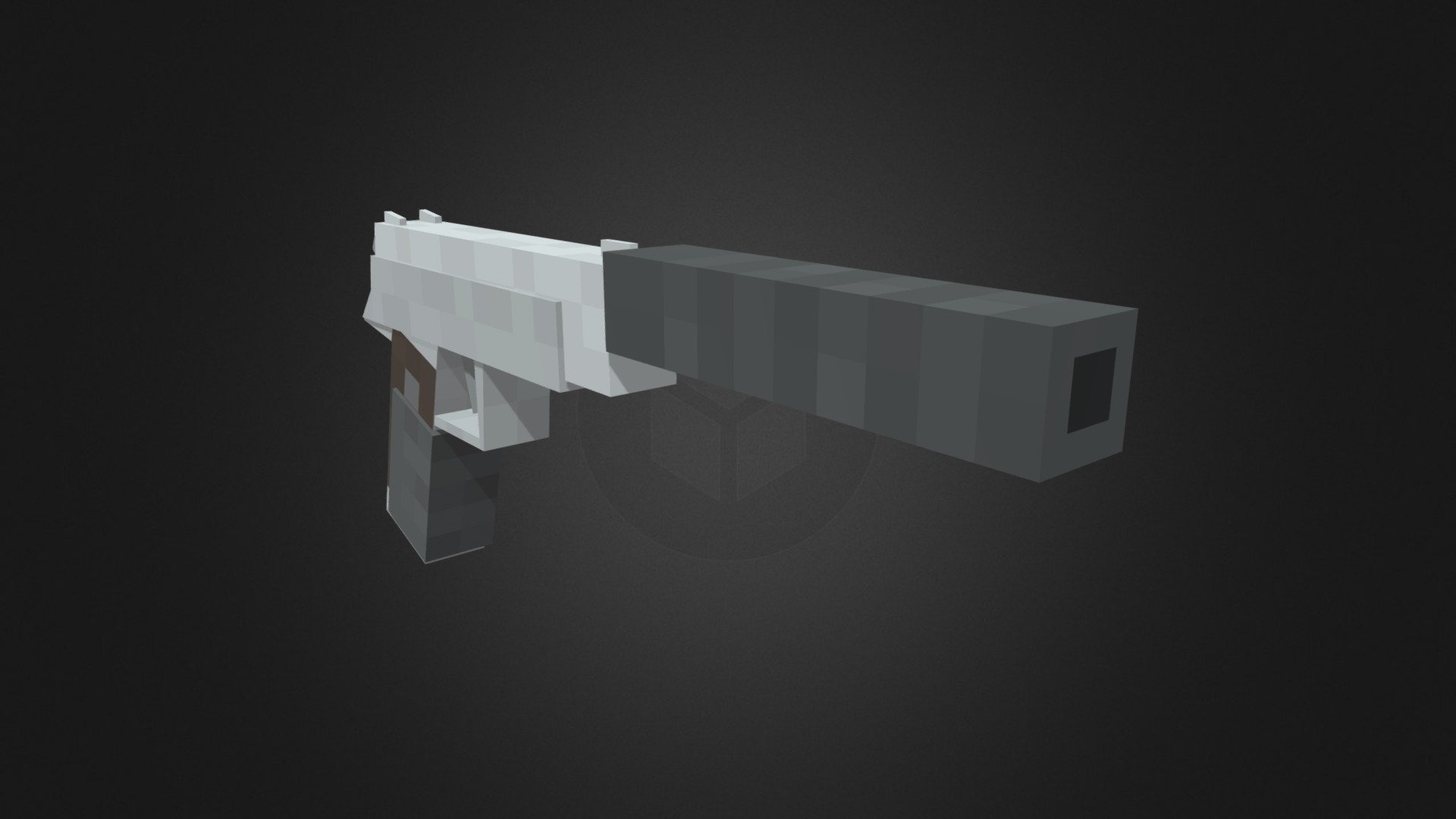 Silverballer from Hitman - 3D model by Evlampiy44 (@evlampiy) [b5a2f35 ...