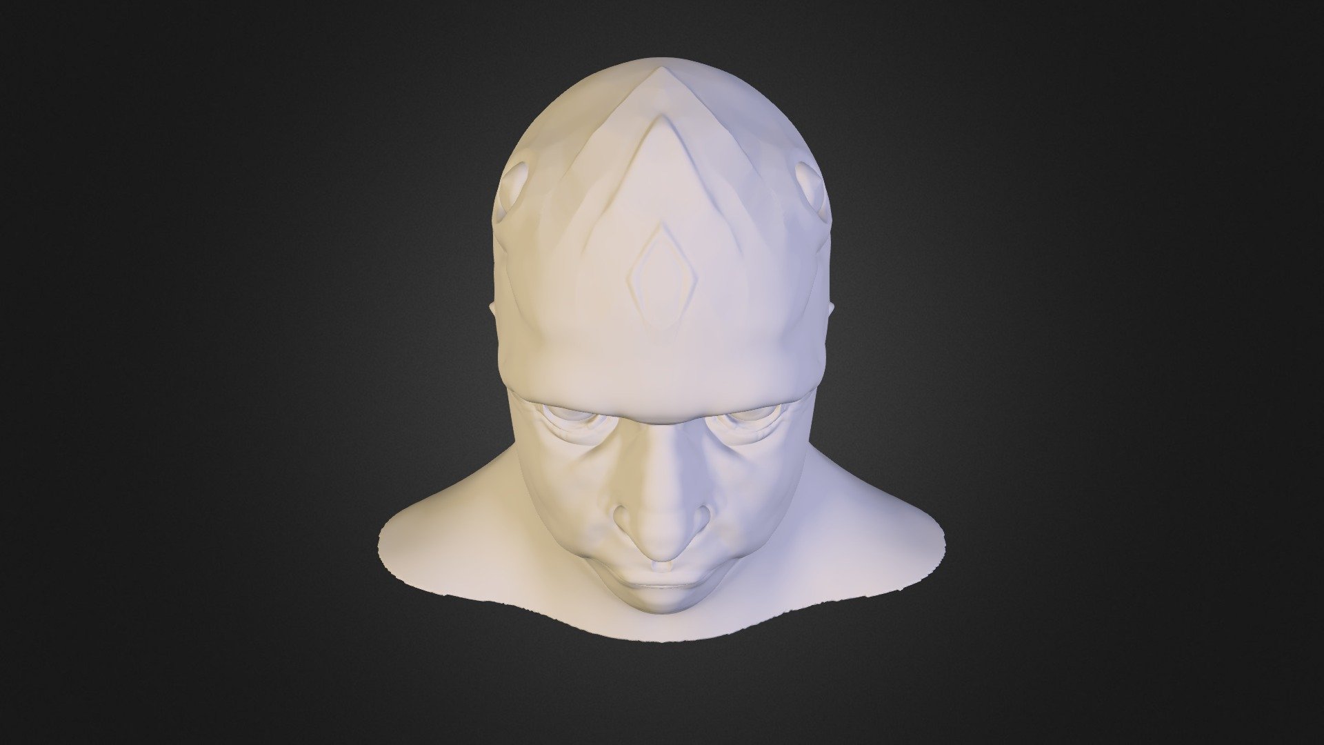 head space dude decemated no poly p - 3D model by 3dbrendang [b5a395e ...