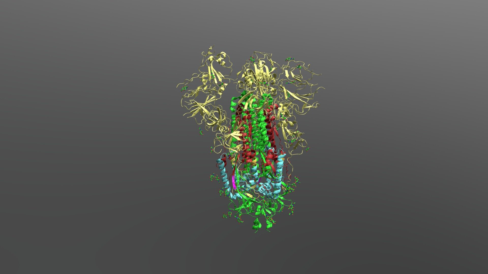 COVID Spike Protein - Download Free 3D model by wgDNA (@wgurley ...