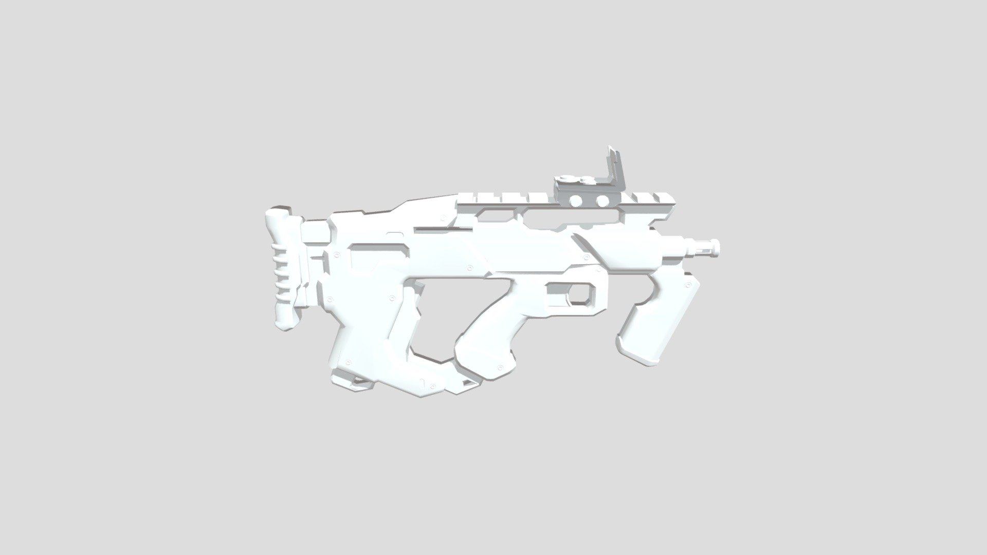 Gun Model - 3D model by ranjithkumar_GR [b5a481a] - Sketchfab