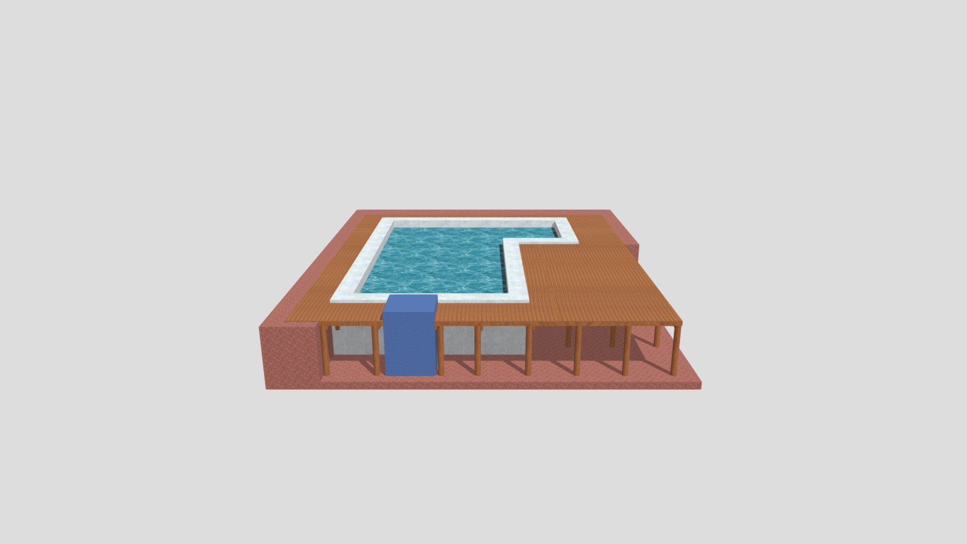 Deck Da Piscina - Download Free 3D model by rafakp [b5a483a] - Sketchfab