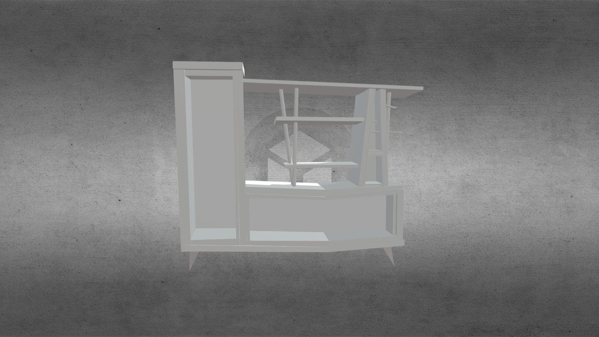 Hello neighbor forniture act FINAL - Download Free 3D model by ...