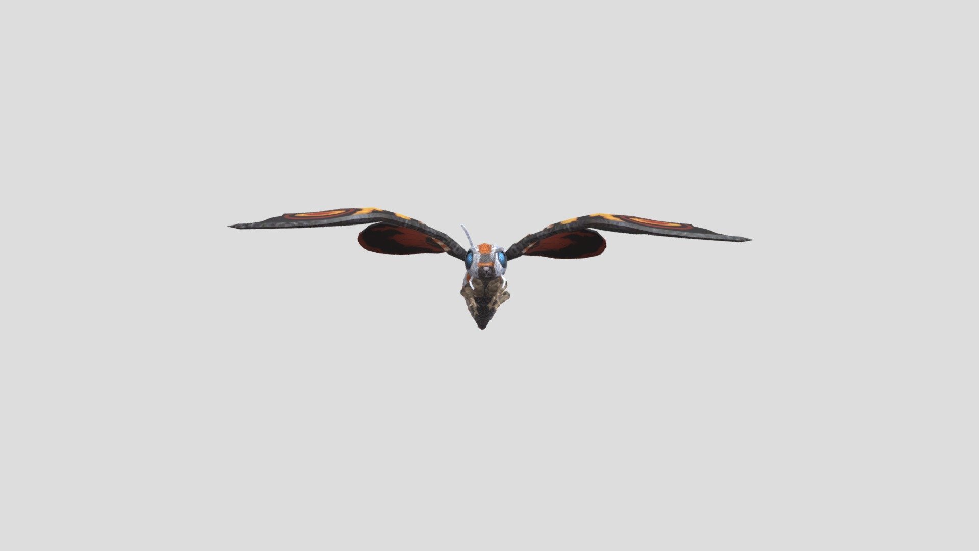 Unleased Mothra - Download Free 3D model by Modbuff (@CGreature ...