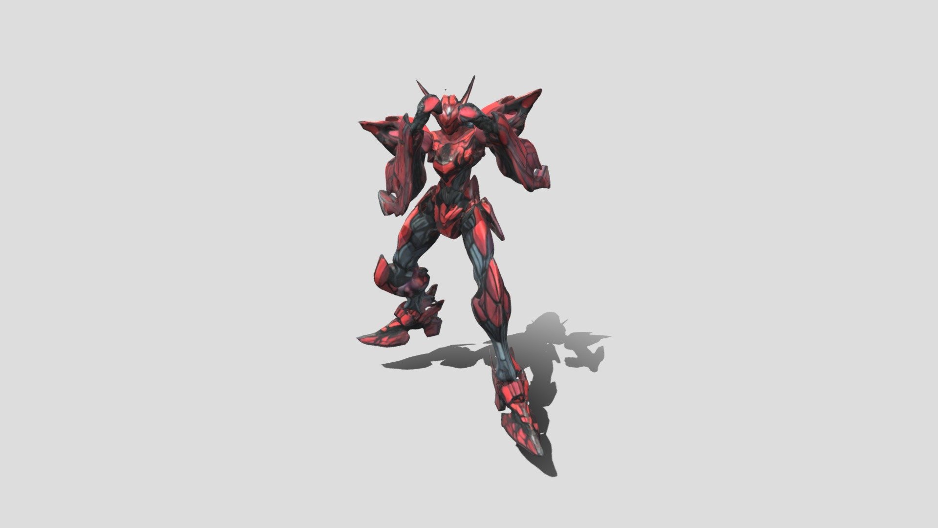 Red Demon Kick (RIG) - Download Free 3D model by krit yamsaso (กฤษณ์ ...