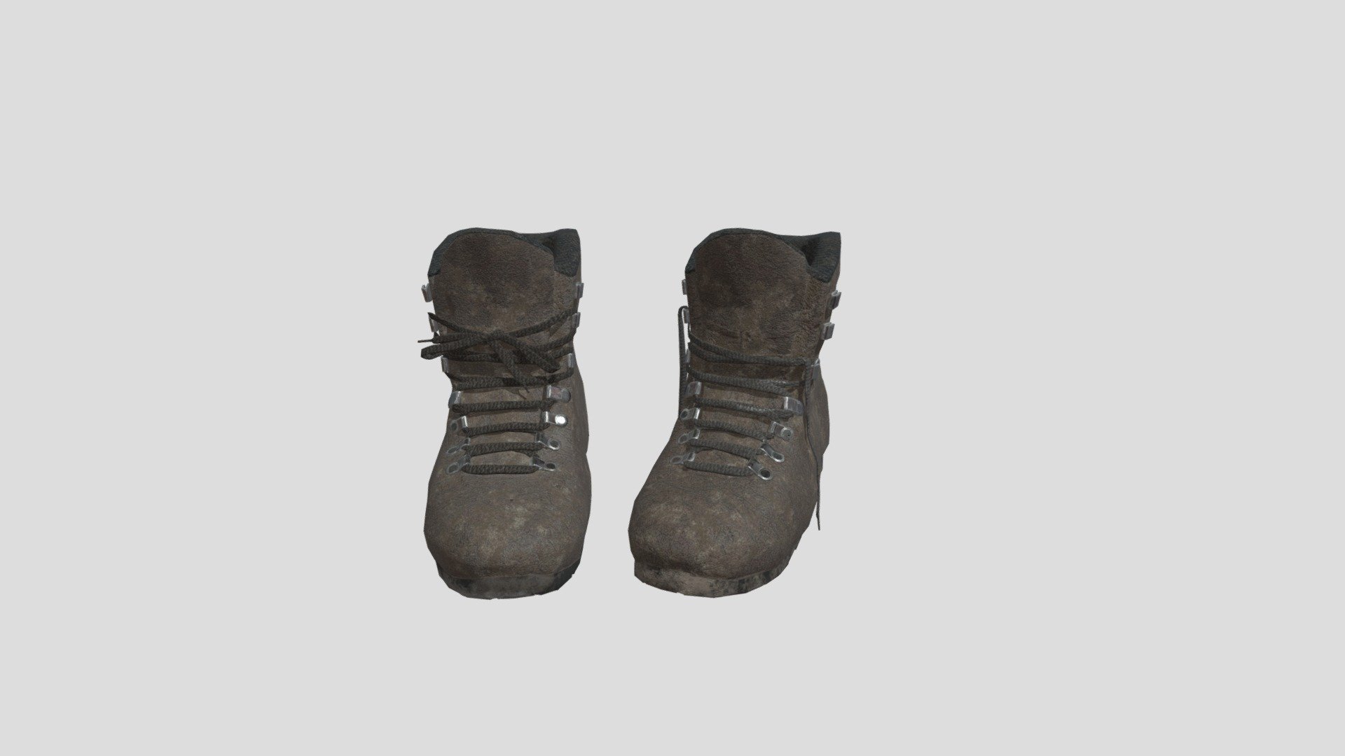 Old boots - 3D model by eebo [b5a5b37] - Sketchfab