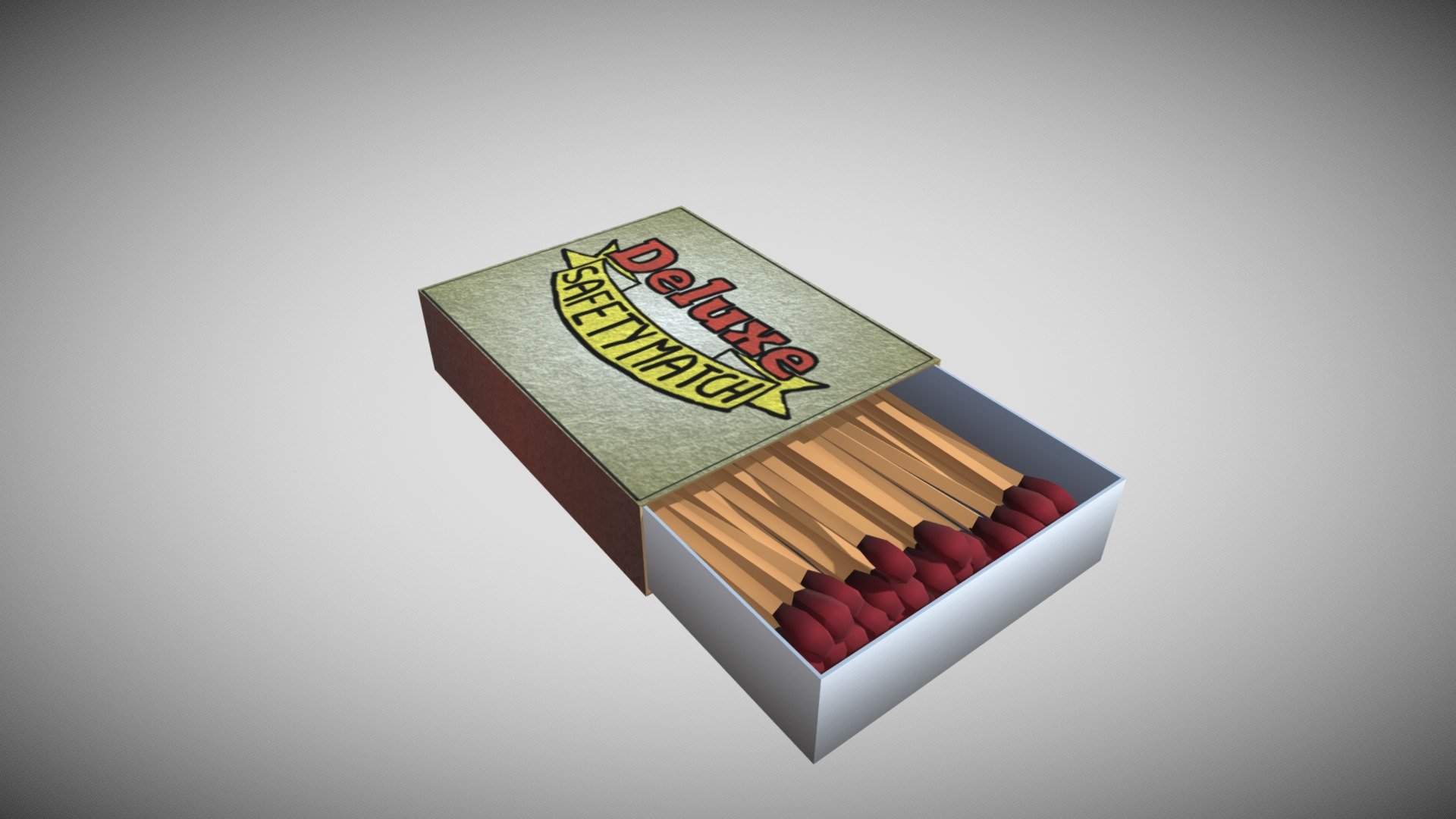 Vintage Matches - 3D model by Luis David (@ldpfdev) [b5a5dae] - Sketchfab