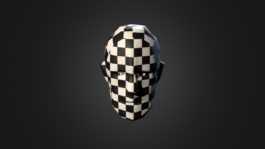 Head Checkered - 3D model by Iqbal Haris (@iqbal.haris) [b5a6774 ...