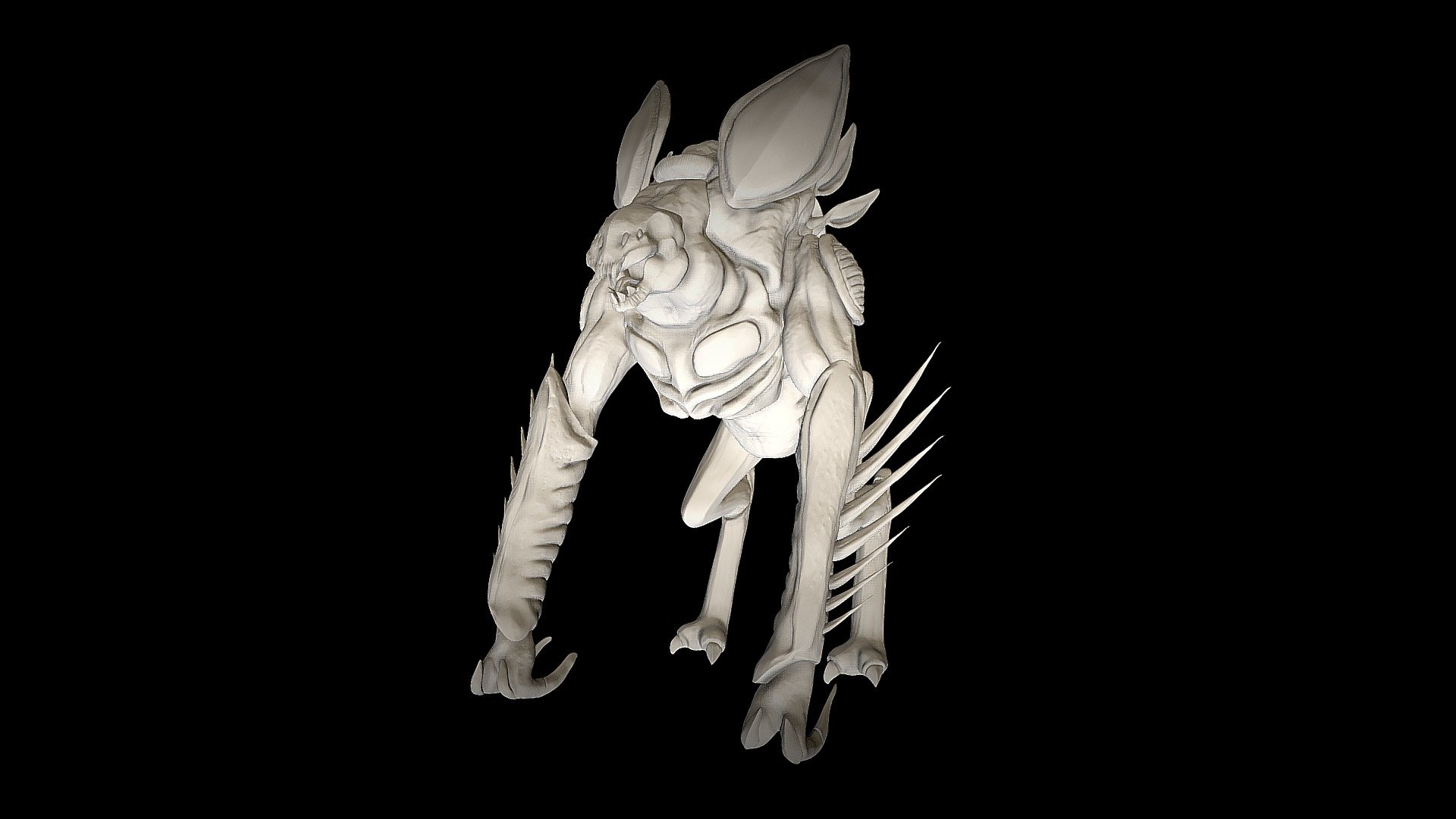 Swamp Monster final Sculpt - Download Free 3D model by LoneStrider96 ...