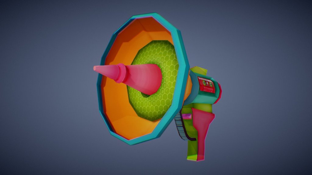 Rhythm Gun - 3D model by Milly Tzemis (@millytzemis) [b5a9e7e] - Sketchfab