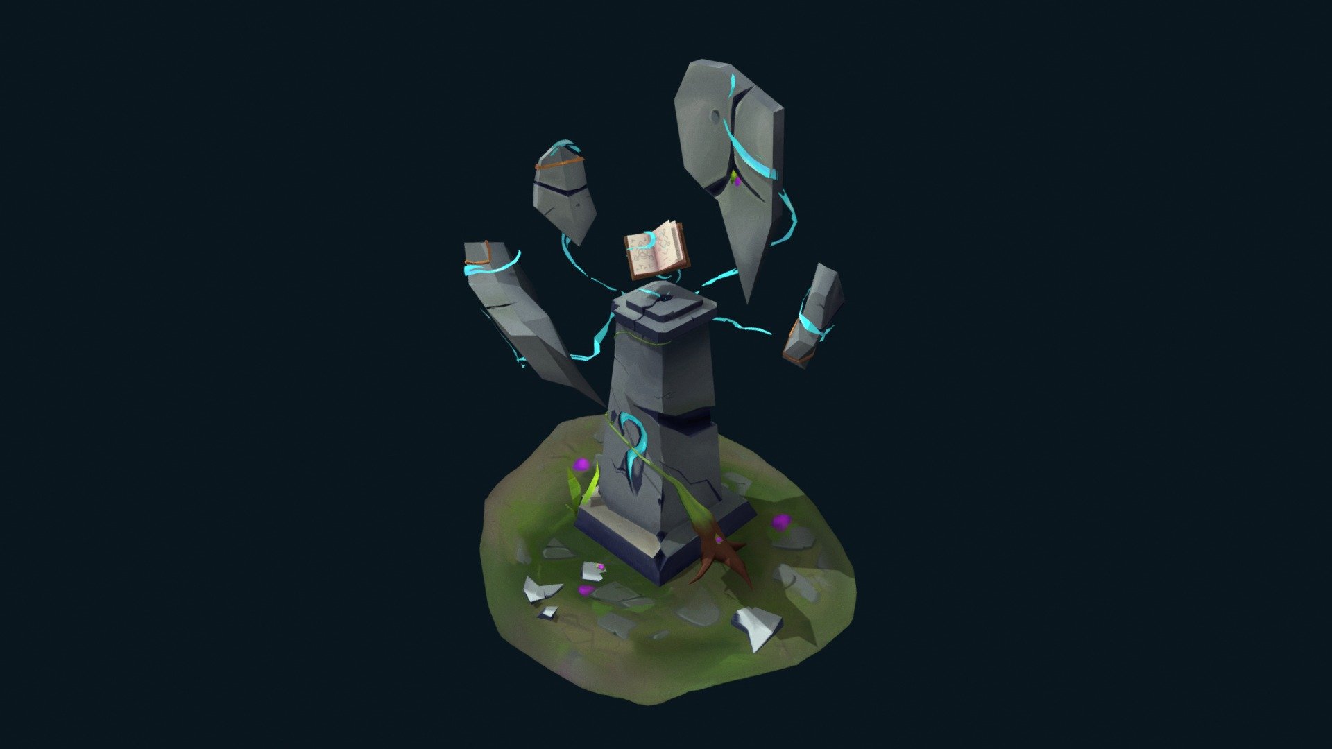 Magic Altar Prop - 3D model by maiconmian [b5a9fd1] - Sketchfab