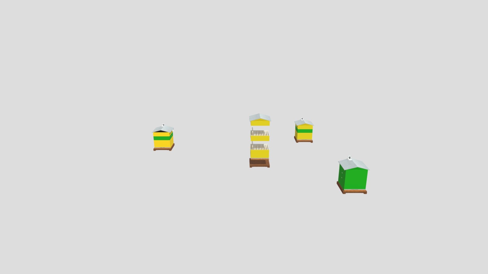 Ruche Connectée - Connected Beehive - Download Free 3D model by ...