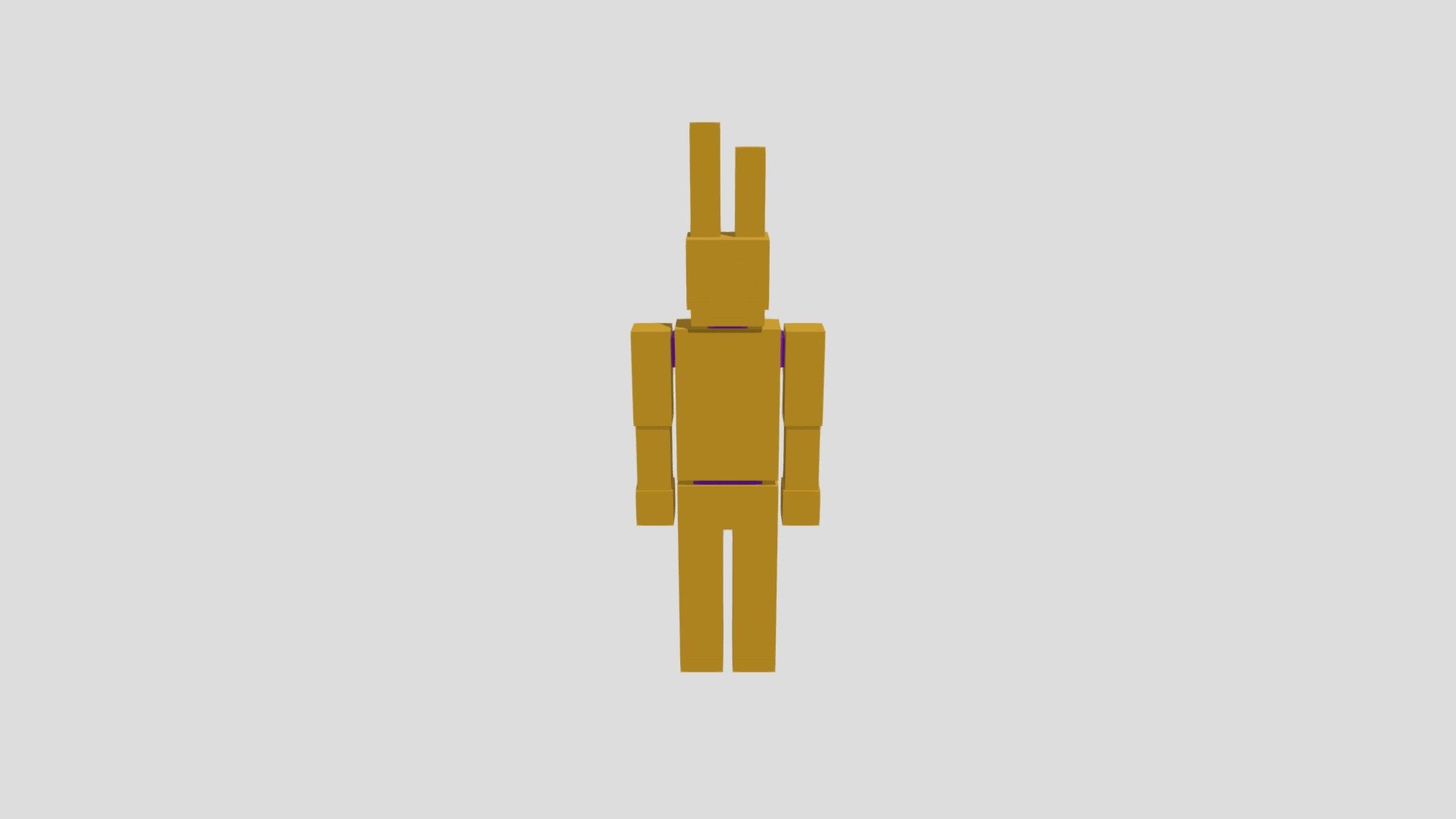 Springbonnie_8Bits - 3D model by pedro19782007 [b5abf2c] - Sketchfab