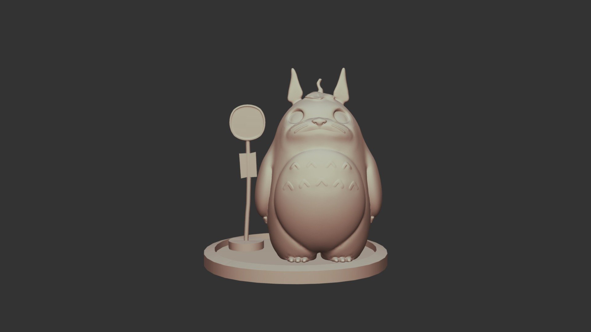 Totoro Bus Stop - 3D model by 73ck [b5ac3cd] - Sketchfab