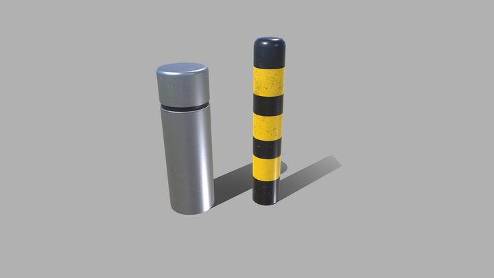 Bollards 3D models - Sketchfab