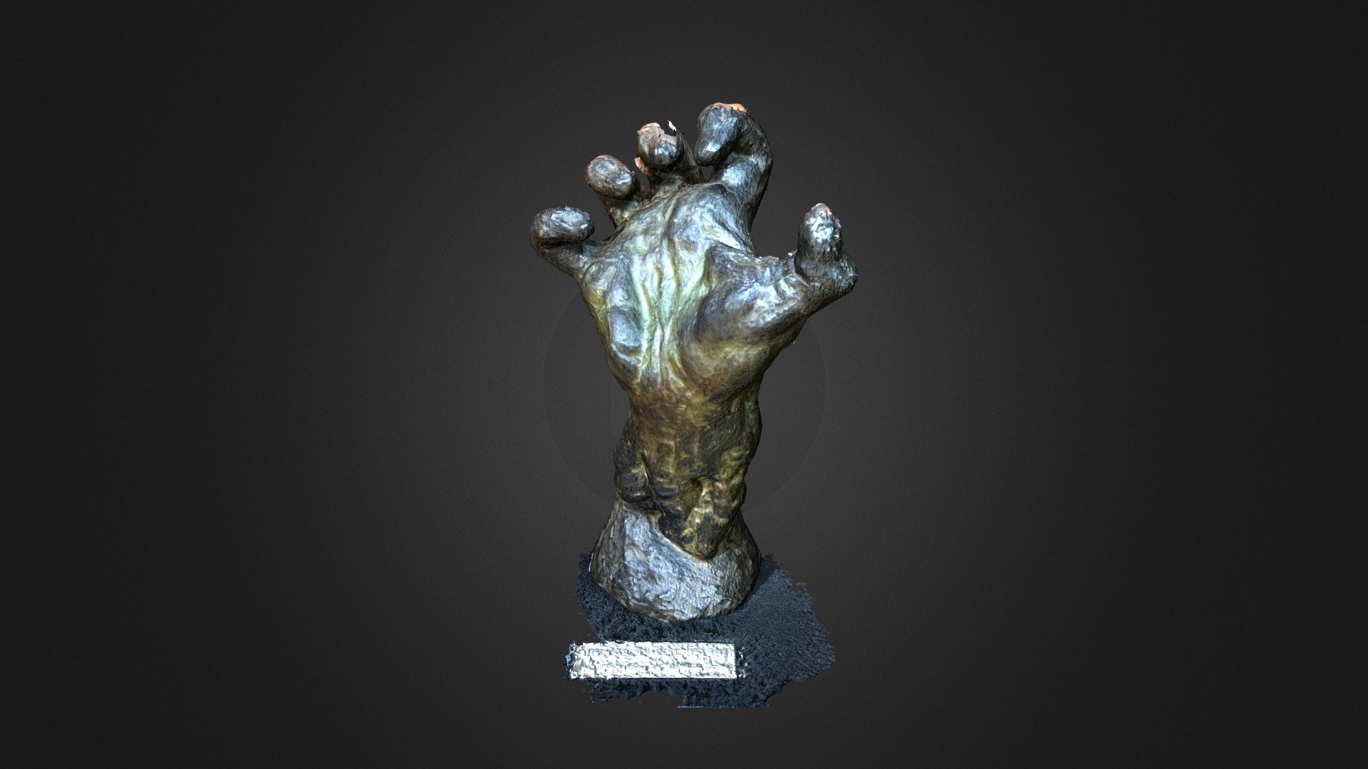 Rodin, "Clenched Hand", Fitzwilliam Museum - Download Free 3D model by ...