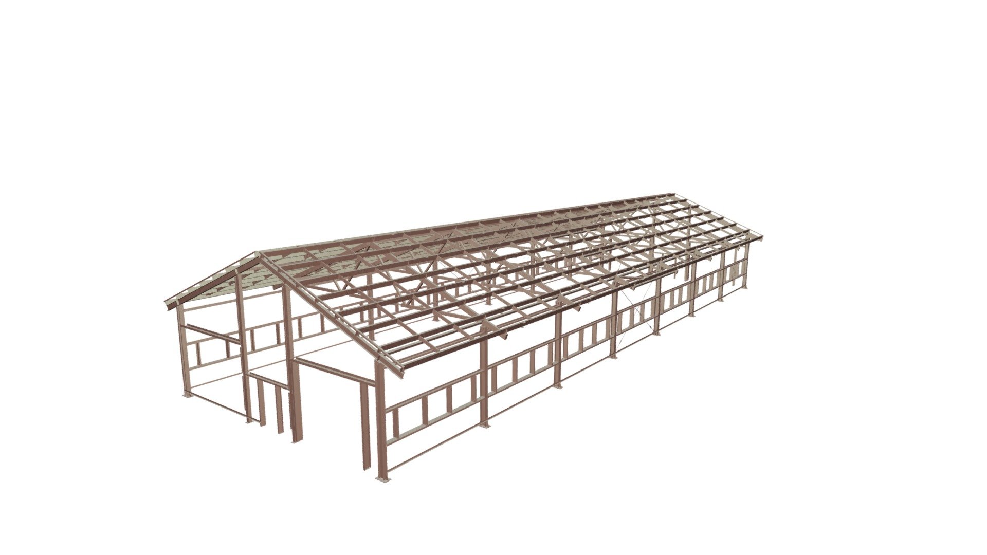 01975-3 Корпус для содержания козлят Goat farm - 3D model by EuroAngar ...