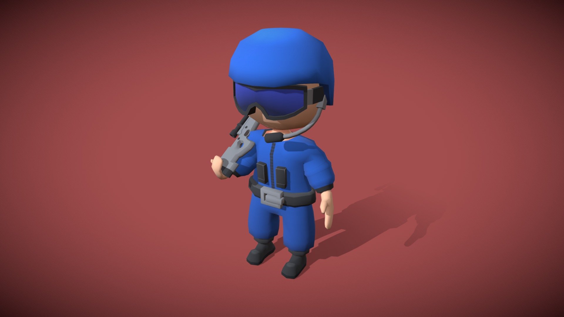 Chibi Low poly Character - Buy Royalty Free 3D model by Nangliy ...