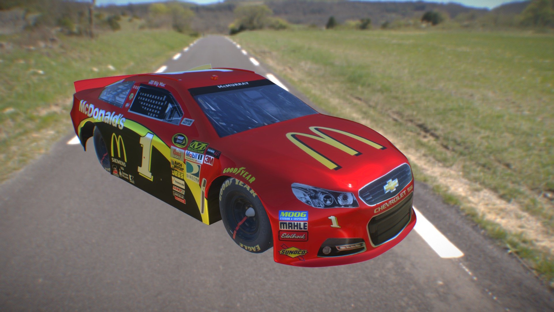 McDonald's NASCAR - 3D model by Lone Star Studios (@lonestarstudios ...