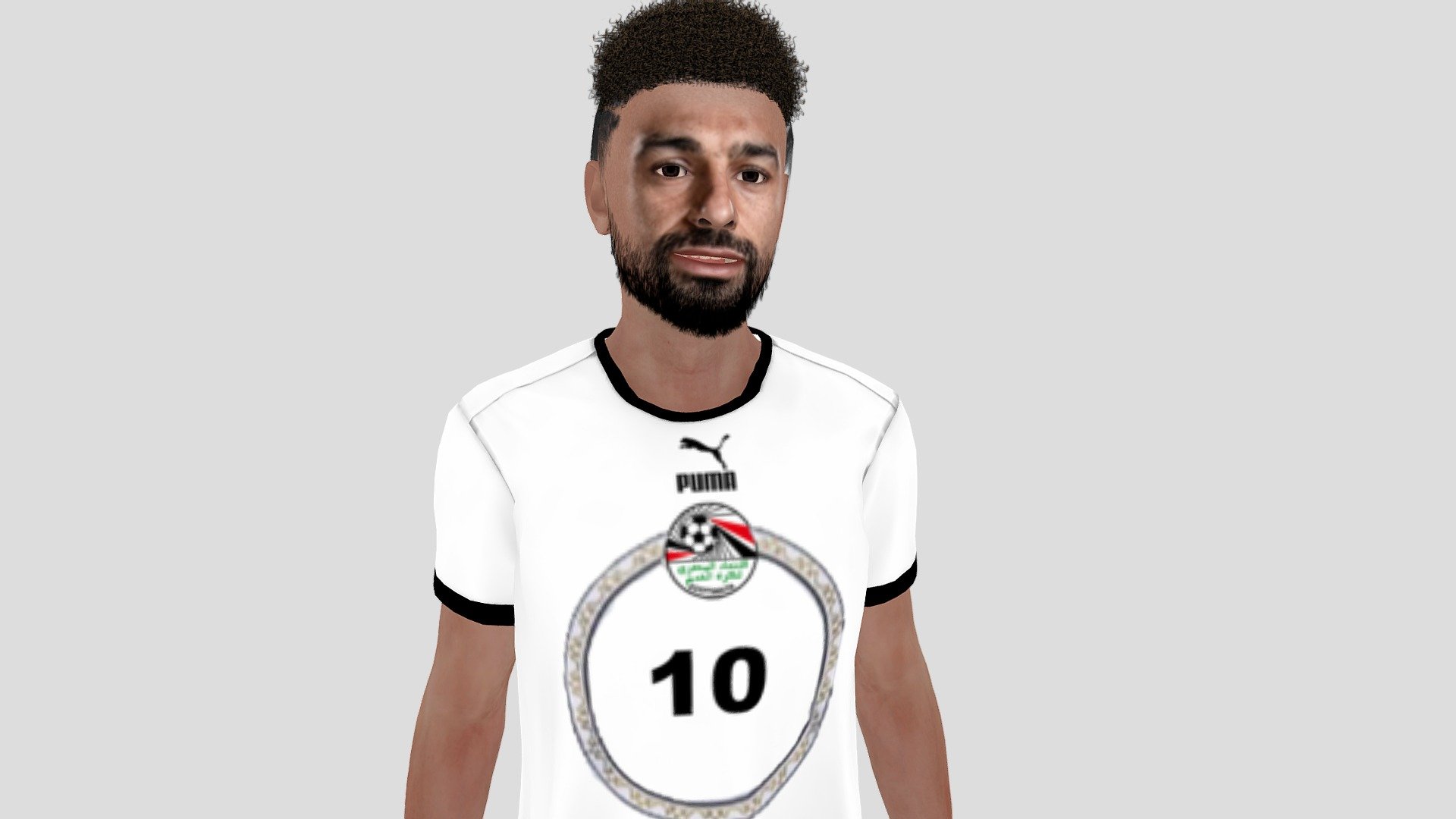 mohamed salah - 3D model by abdallahemad800 [b5b4827] - Sketchfab