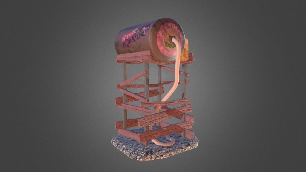 Rusty tank - 3D model by nadeshiko [b5b8434] - Sketchfab