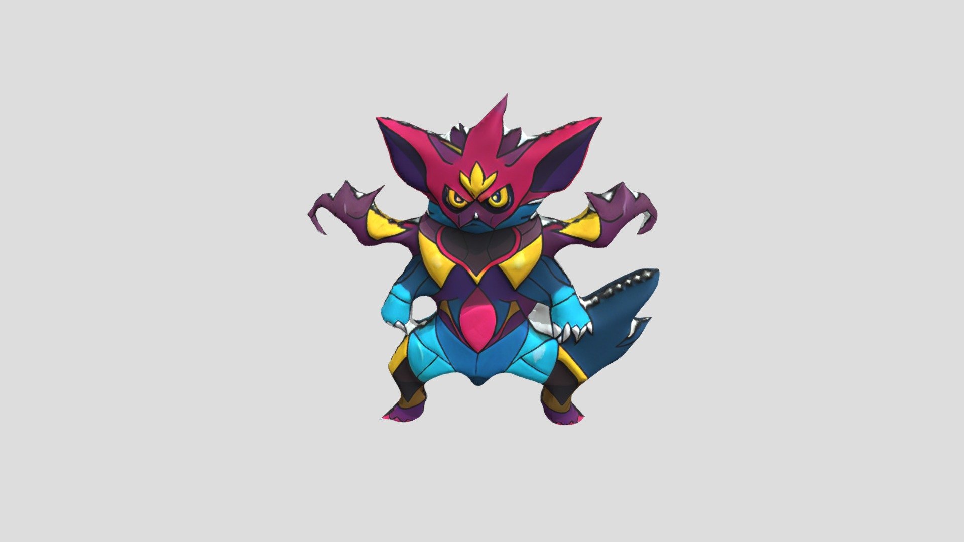 Pokemon Goal 140 - Download Free 3D model by klrxyz [b5bab5d] - Sketchfab