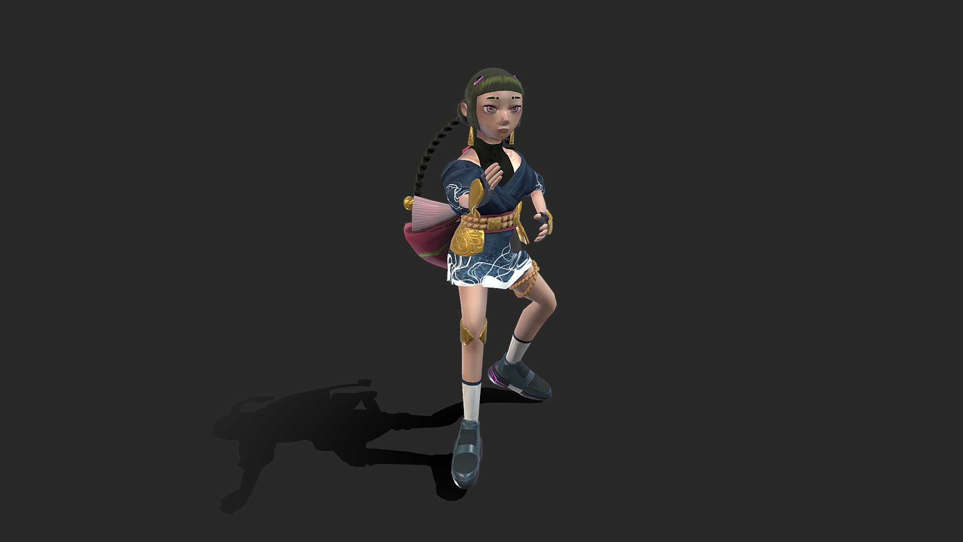 Karate Pose - 3D model by Khens (@lynguyenkhanh124) [b5bd859] - Sketchfab