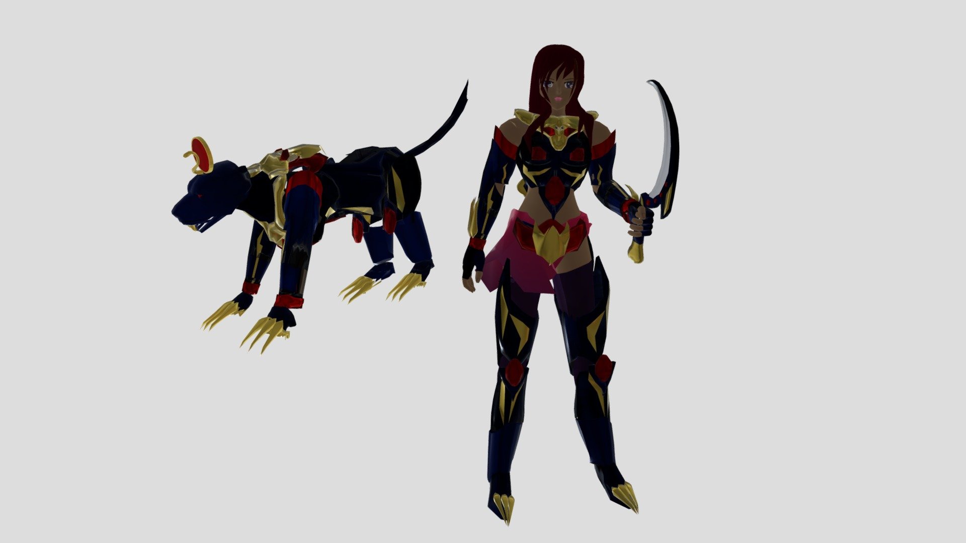 Sehkmet Valeria - 3D model by Draconis (@Ivdraconis) [b5be580] - Sketchfab