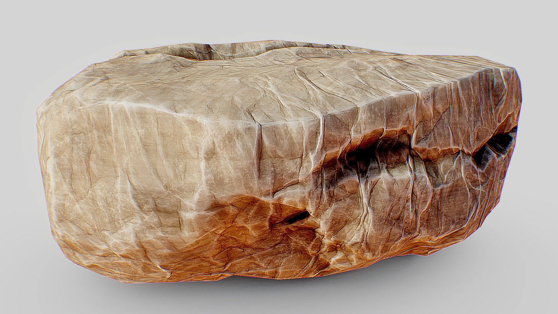 Rock / Stone / Cliff 05 LP (desert) - Buy Royalty Free 3D model by the ...