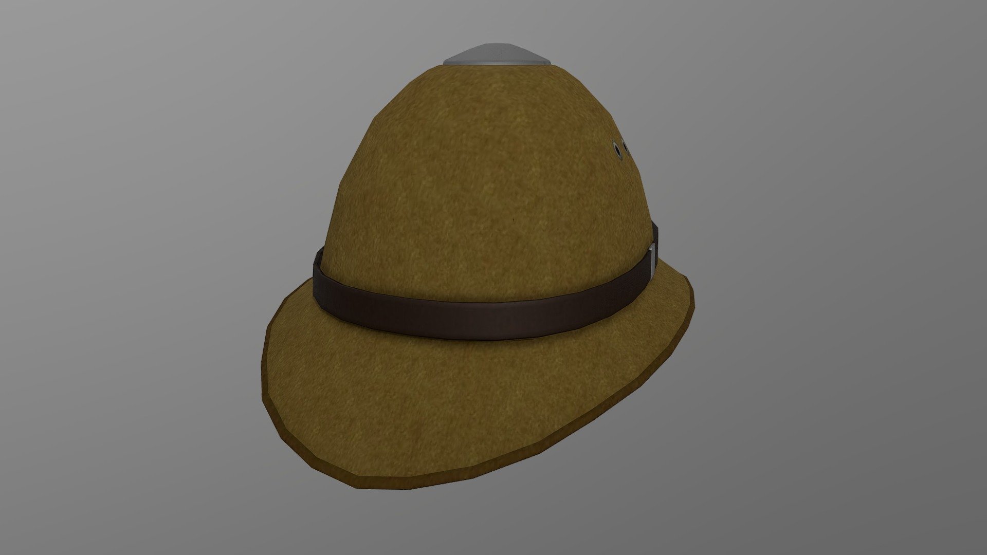 Tropical Pith Helmet (Sand) - Buy Royalty Free 3D model by ...