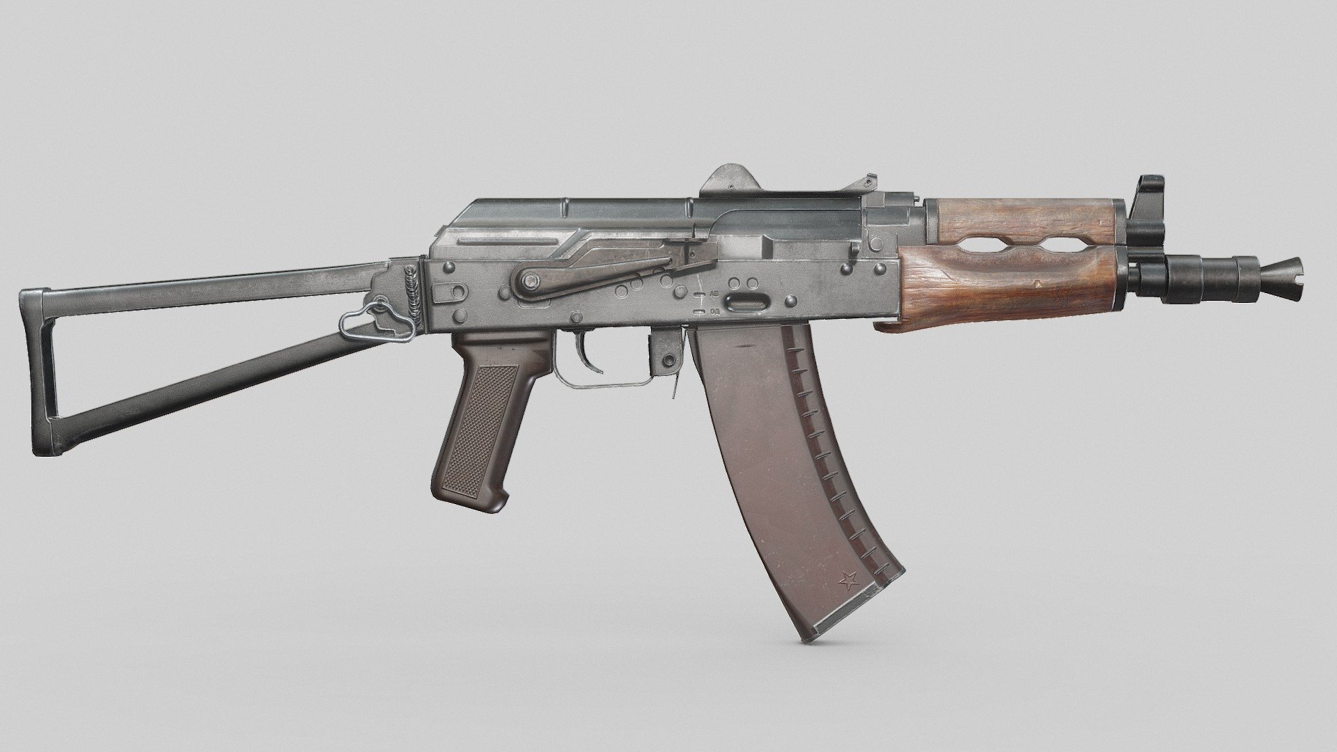 AKS-74U - Buy Royalty Free 3D model by Slava Izvekov (@guantanamera) [b5c5cab] - Sketchfab Store