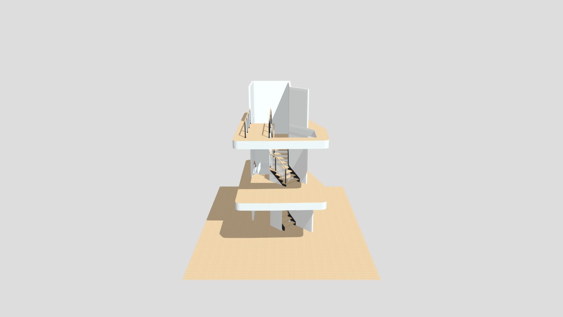 Open Risers - Modello 5833 Red Castle - 3D model by Accurate Stairs and ...
