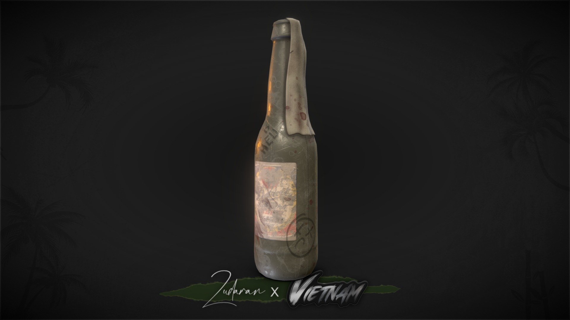 Molotov Cocktail - 3D model by Zudaran (@zuda) [b5c8a14] - Sketchfab