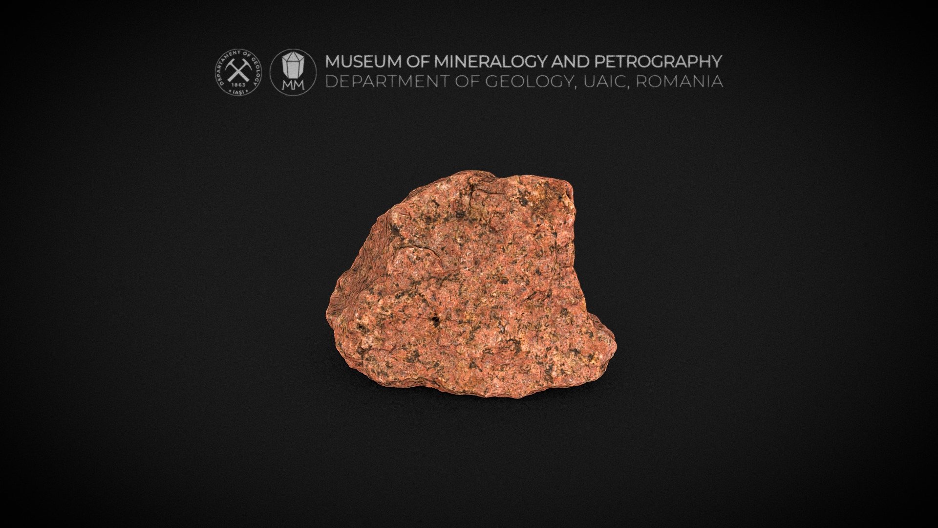 Alkali feldspar Granite (igneous rock), Romania - 3D model by Museum of ...