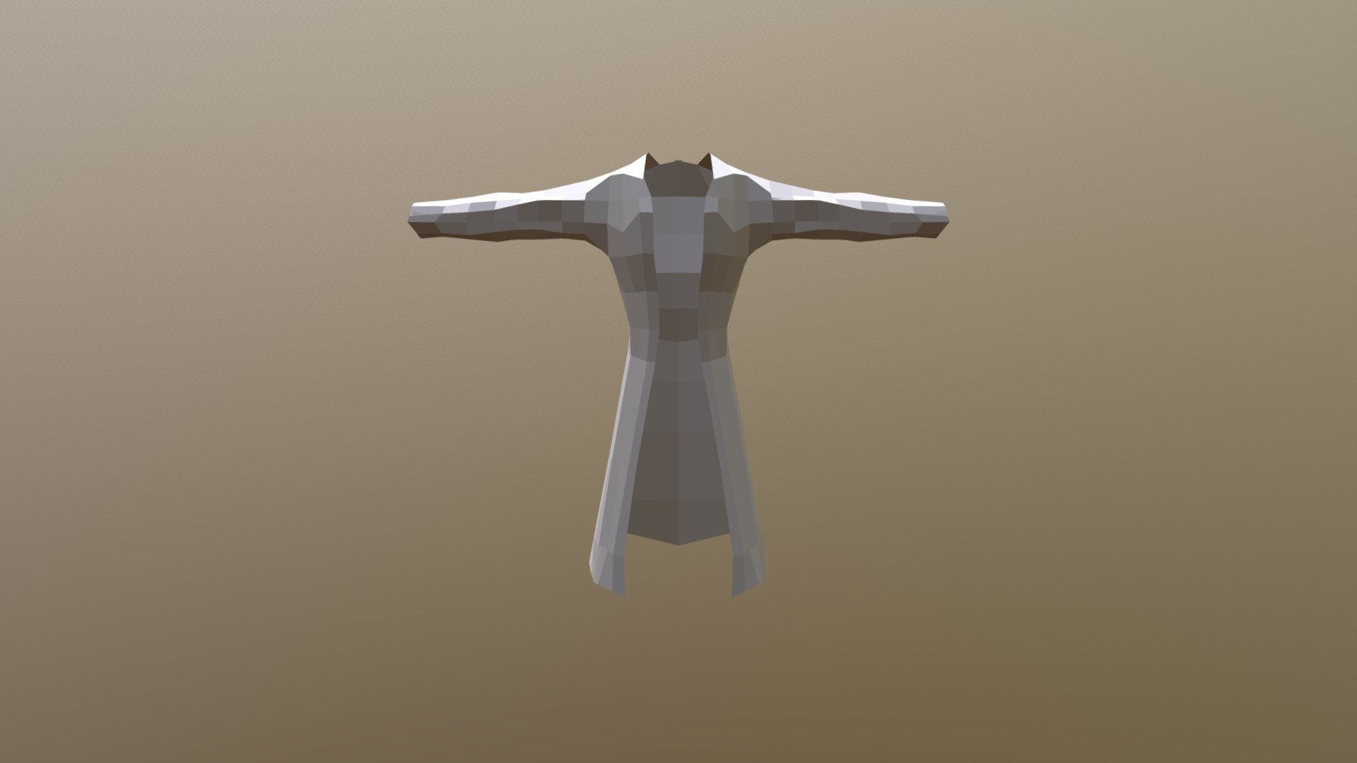 LOW POLY Western Long Coat - 3D model by sebastienbleau11 [b5cb1af ...