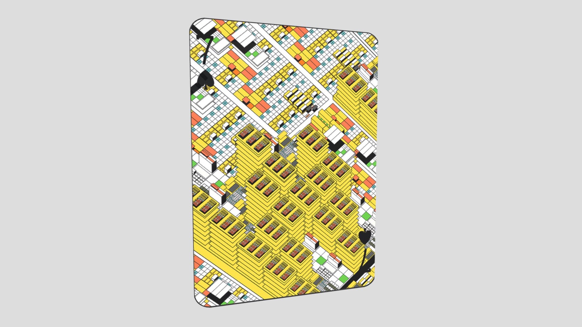 7 of Spades, Decagon #821 - 3D model by MorpheusSomnia [b5cccbc ...