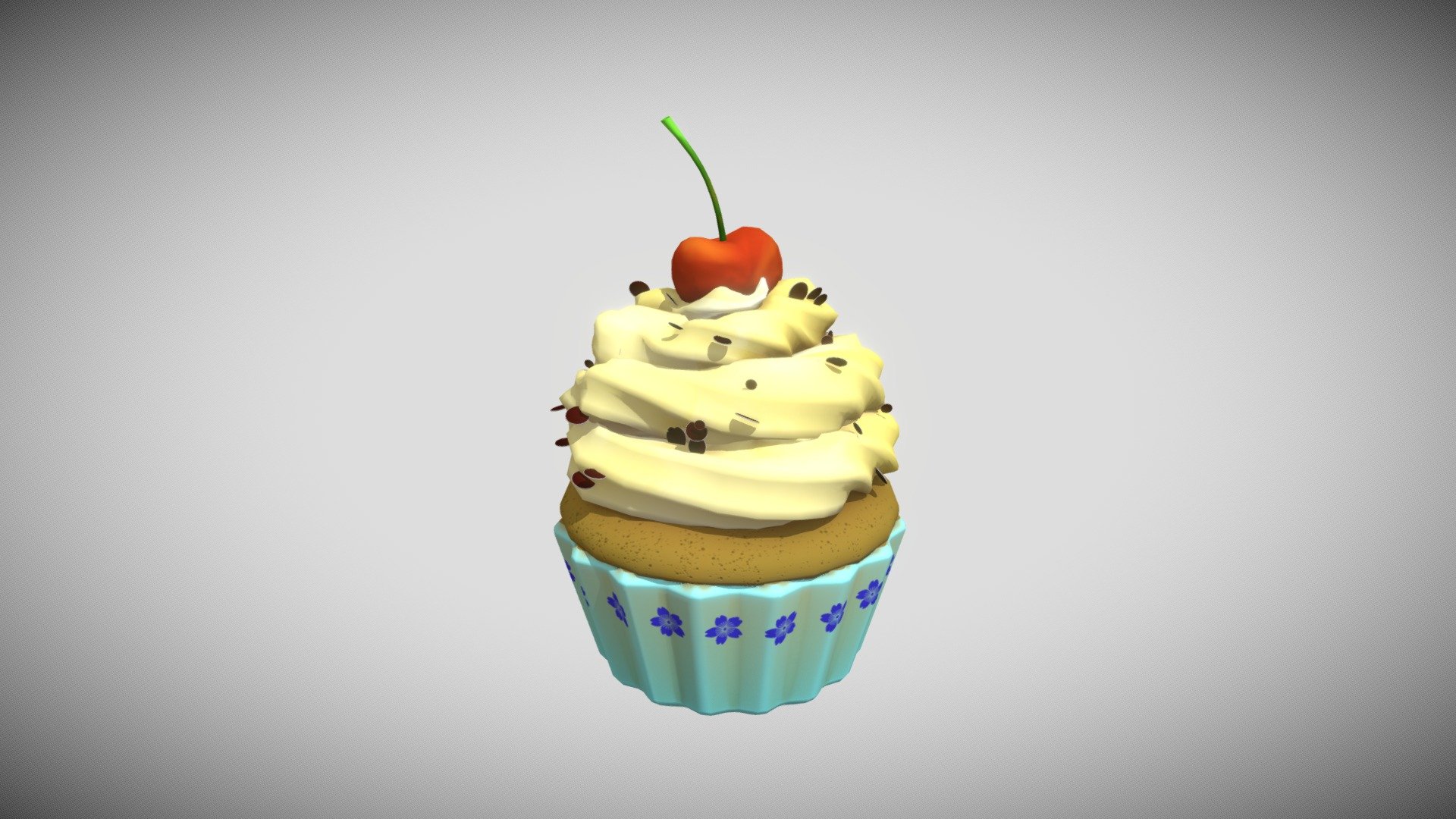 Cupcake - Lecture 12 - 3D model by cduran2 [b5cd3af] - Sketchfab