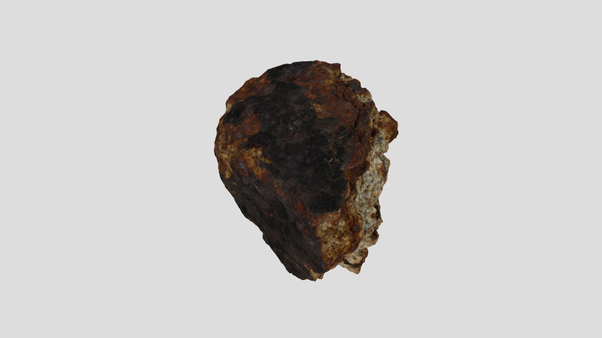 Meteorite (chondrite) found in Antarctica (#1) - 3D model by MNA ...