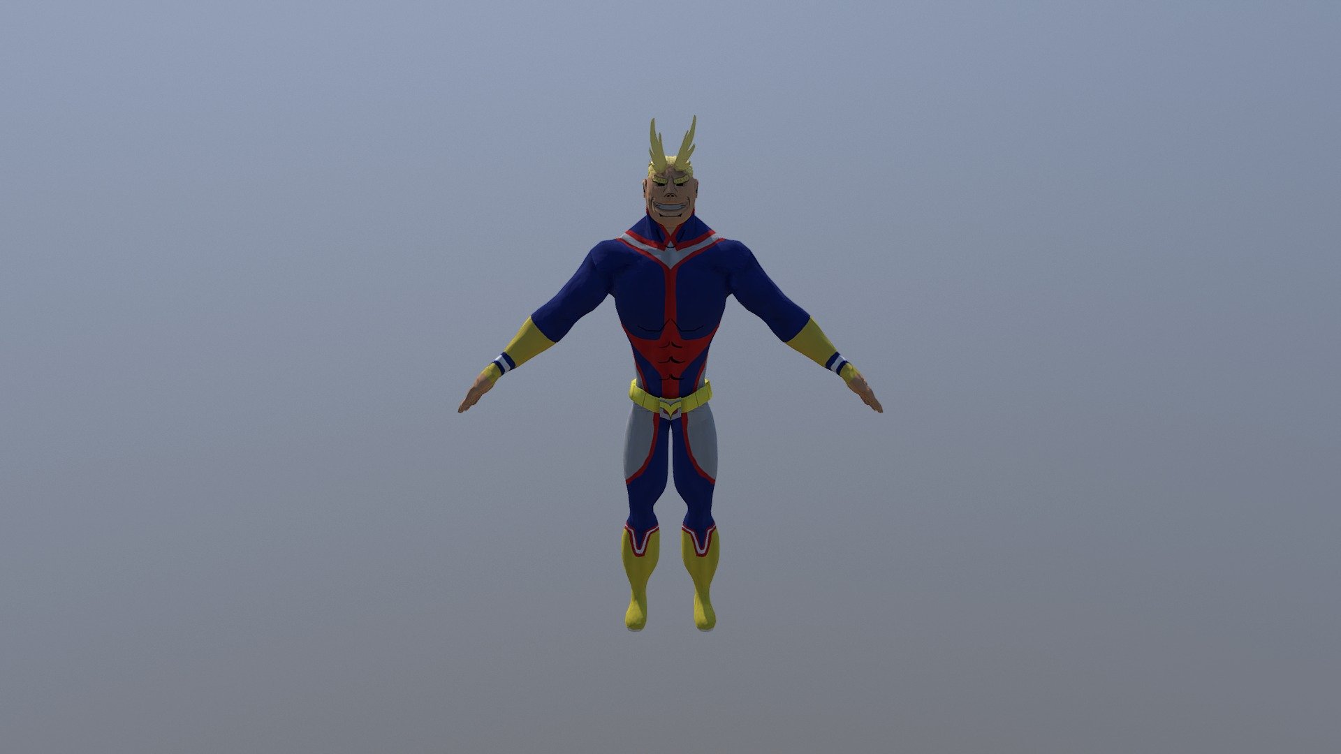 All Might - 3D model by Matías Levy (@j33zas) [b5ceadd] - Sketchfab
