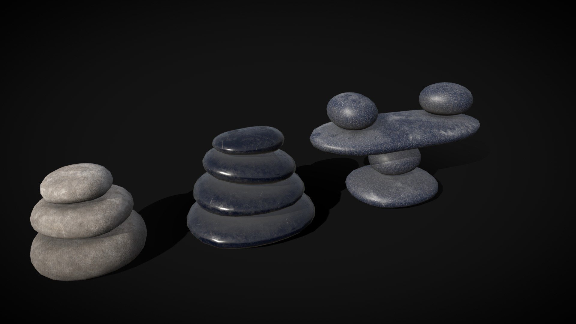 Zen Stones - Buy Royalty Free 3D model by Clockwork Creations ...