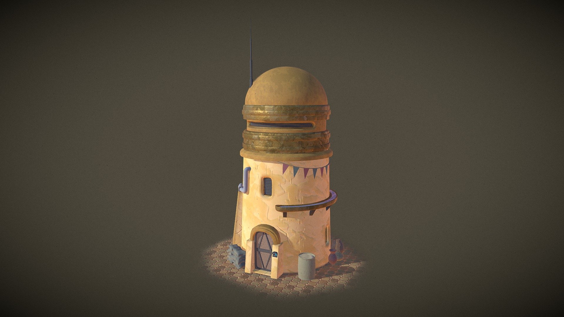 Stylized Home - 3D model by David (@DavidD90) [b5d0917] - Sketchfab