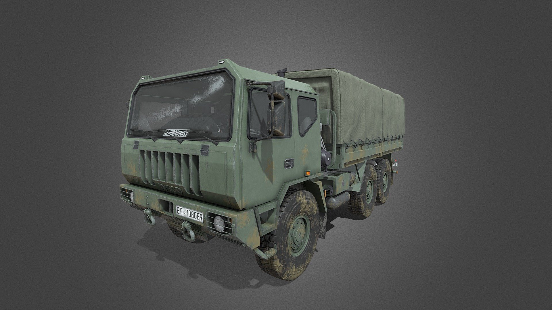 Military Truck Iveco 250M - Buy Royalty Free 3D model by PixGrinder [b5d148c] - Sketchfab Store