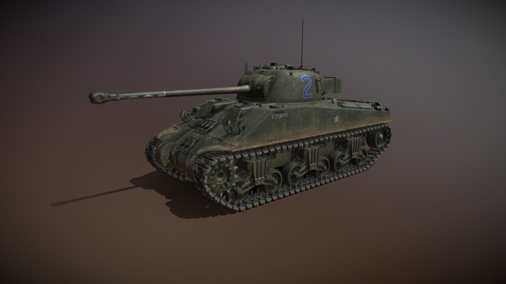 Sherman MK VC Firefly - Spitfire - Buy Royalty Free 3D model by ...