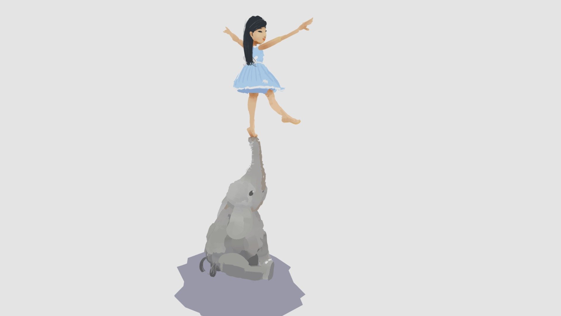 You Lift Me Up - 3D model by kurtchangart [b5d4138] - Sketchfab