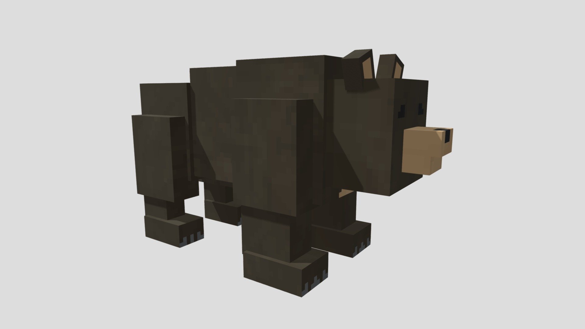 Minecraft bear - 3D model by _poop4ik_ (@_poop4ik__) [b5d41ca] - Sketchfab