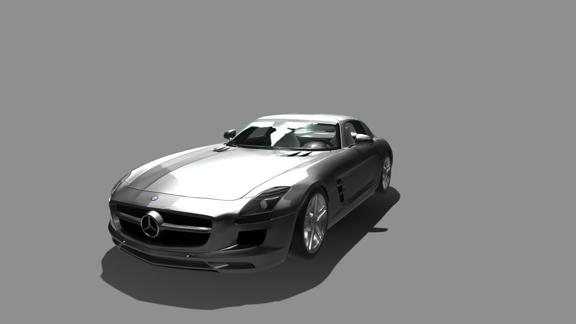Mercedes-Benz SLS AMG - Download Free 3D model by Mona x Supercars ...