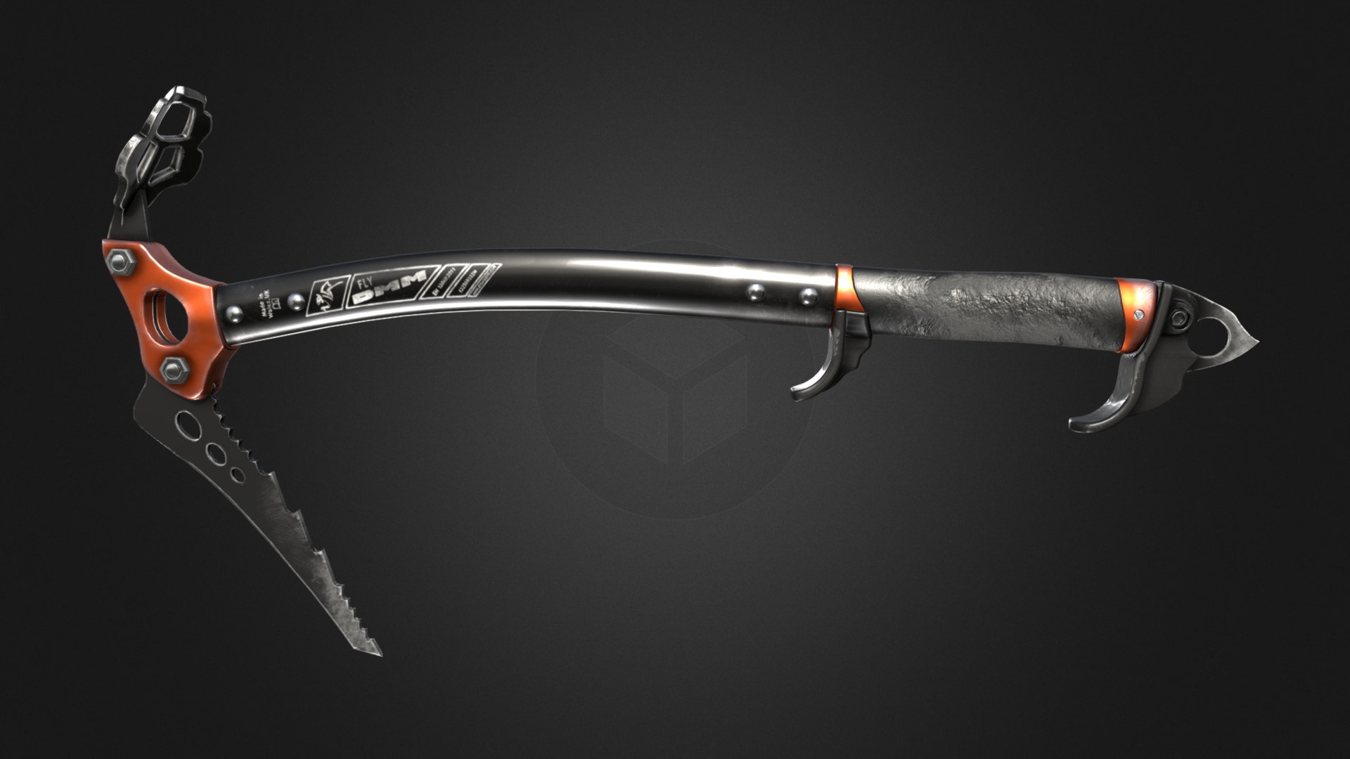 DMM Fly Climbing Axe - 3D model by Christian Carter ...