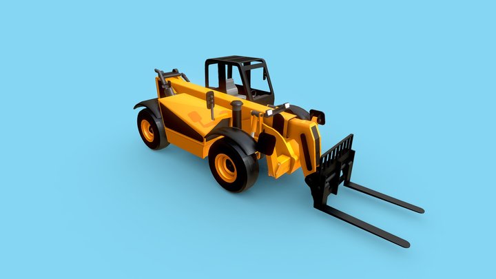 Telehandler 3D models - Sketchfab